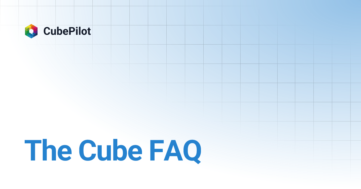 The Cube FAQ | CubePilot