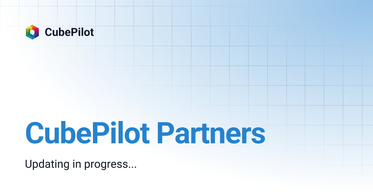 CubePilot Partners | CubePilot