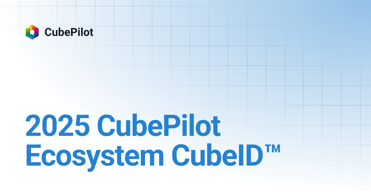 2025 CubePilot Ecosystem CubeID™ | CubePilot