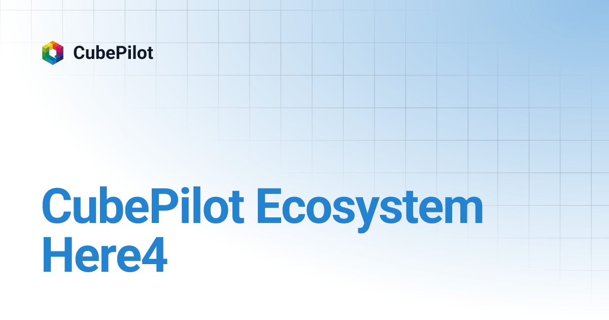 CubePilot Ecosystem Here4 | CubePilot